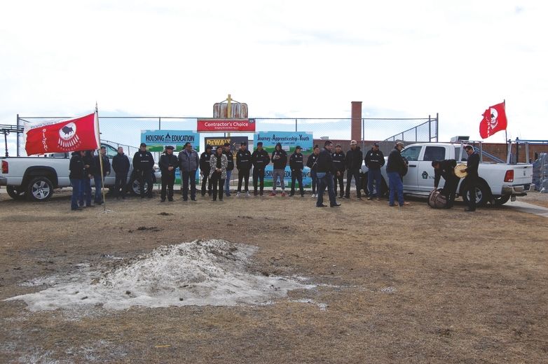 Piikani Nation breaks ground on tiny home project | Pincher Creek Echo