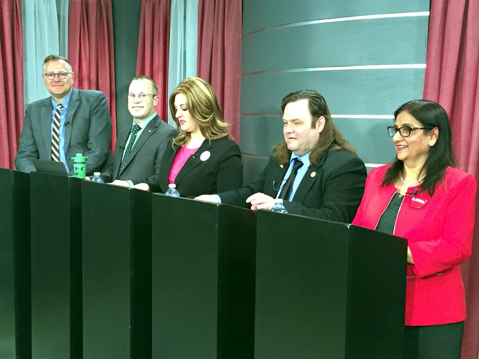 Candidates square off in TV debate | Brantford Expositor