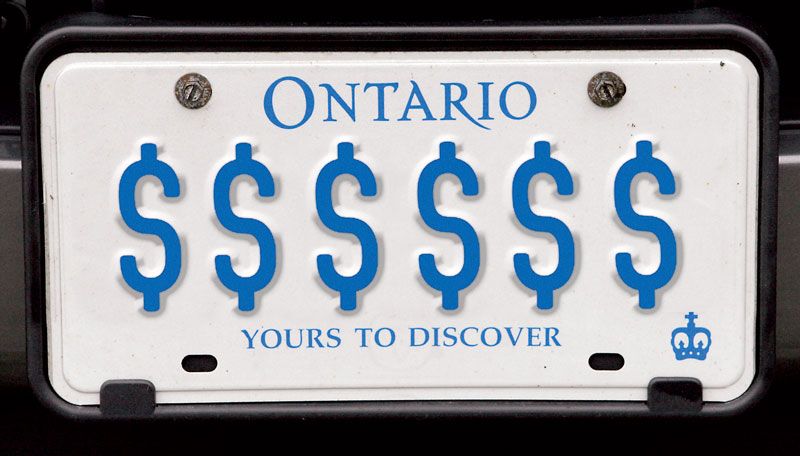 Licence plate sticker fee to jump to $120 | Toronto Sun