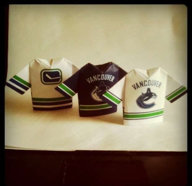 Joseph Wu: Origami Artist Designs DIY Paper Canuck Jerseys | Vancouver Sun