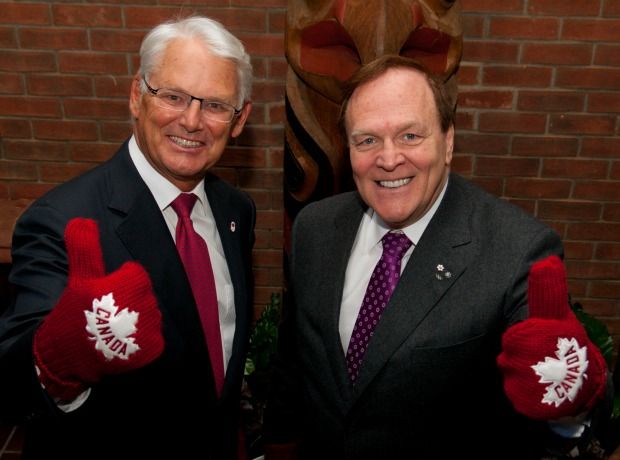 Campbell resurfaces for another red-mitten photo op | Vancouver Sun