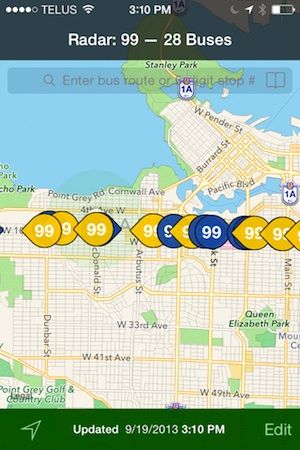 Radar: Perfect app for finding a bus in Vancouver | Vancouver Sun
