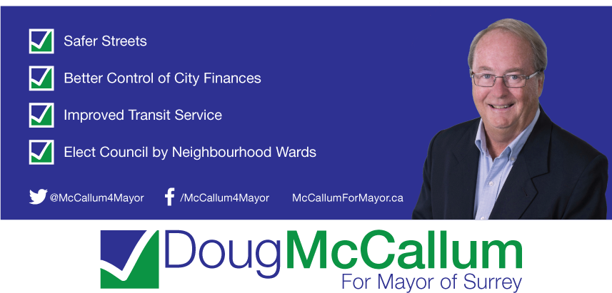 Former Surrey mayor Doug McCallum to run again | Vancouver Sun