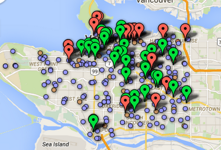 Interactive map: Which Vancouver pot shops are near schools ...