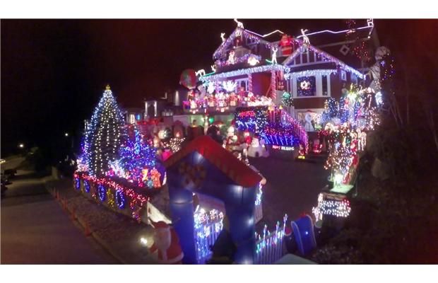 Video: Christmas light display hopes to raise thousands for charity ...