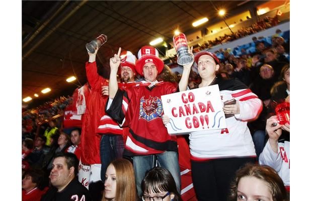 Plenty of Canadian fans make the trek to Finland to cheer on Team ...