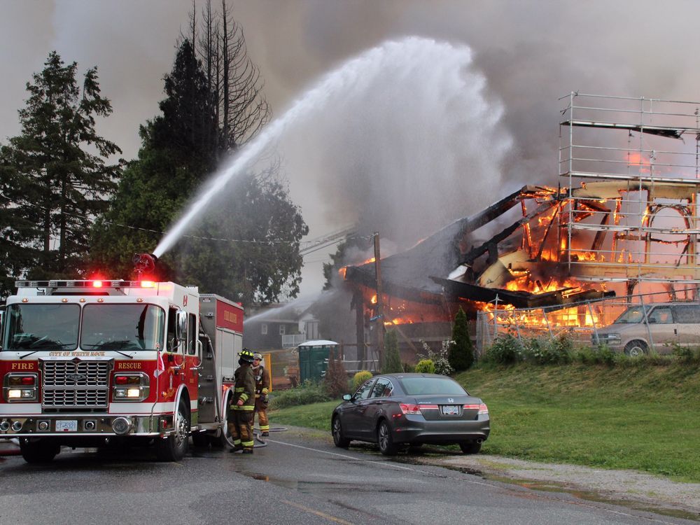 White Rock fire causes water problems | Vancouver Sun