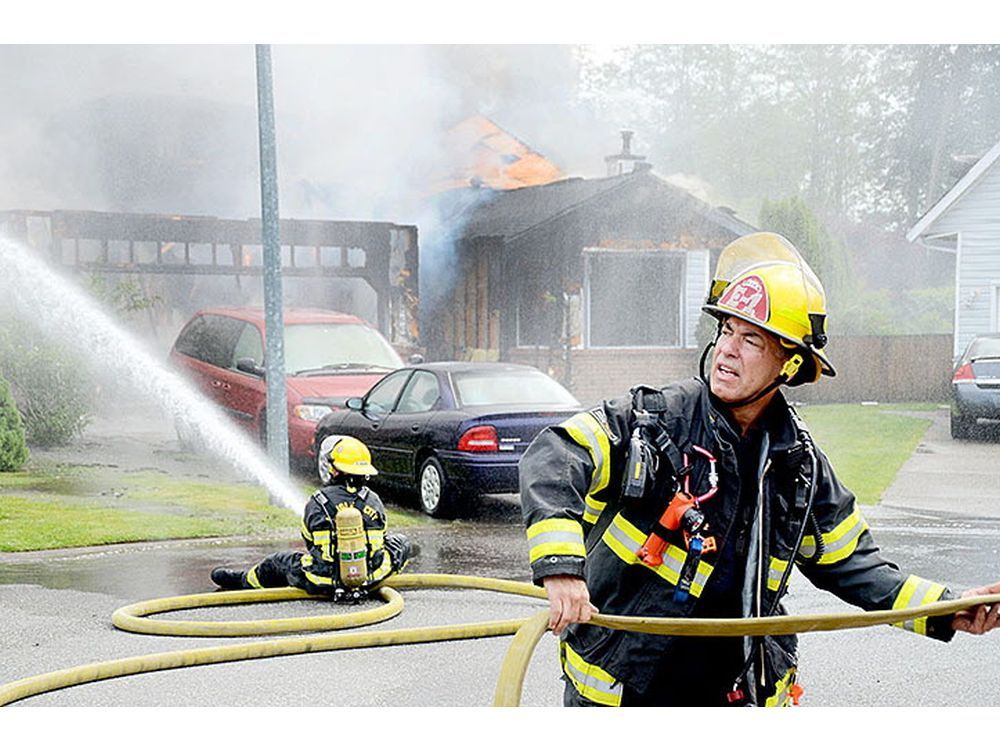 Three homes damaged in Langley fire | Vancouver Sun