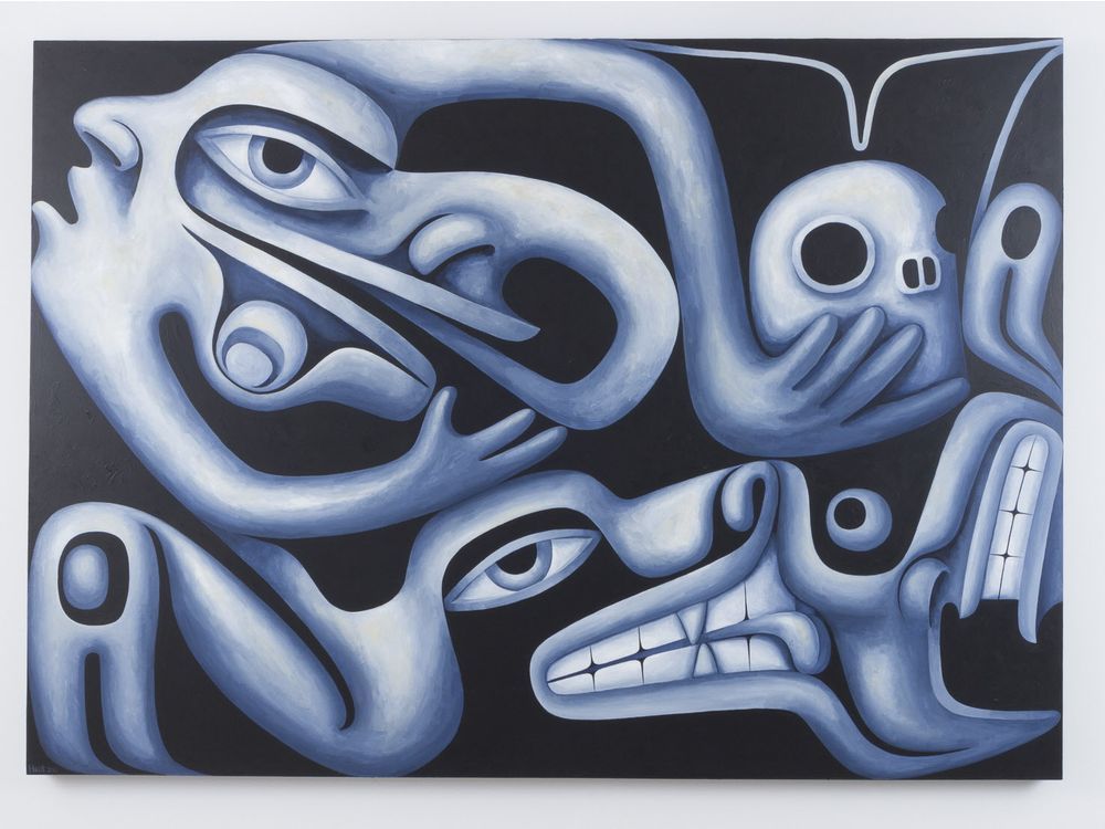 Shawn Hunt's paintings capture moonlit moments of transformation ...