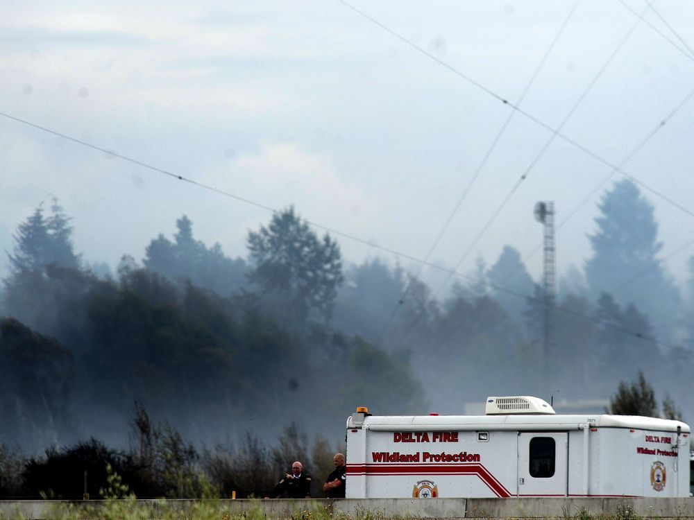 Photos: The Burns Bog fire in Delta | Vancouver Sun