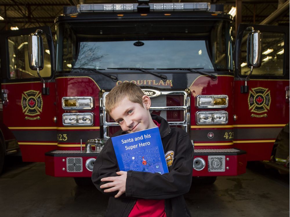 Coquitlam boy's book honours Santa's superheroes | Vancouver Sun