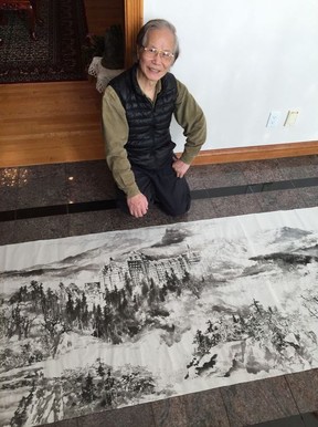 Canada 150: Artist paints 252m-long watercolour for nation's birthday ...