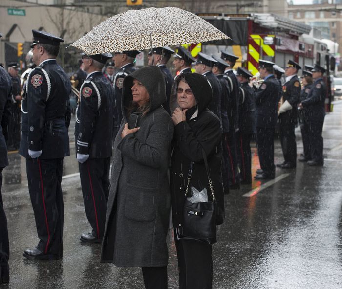 Photos: Vancouver firefighter Robert Roselund given departmental ...