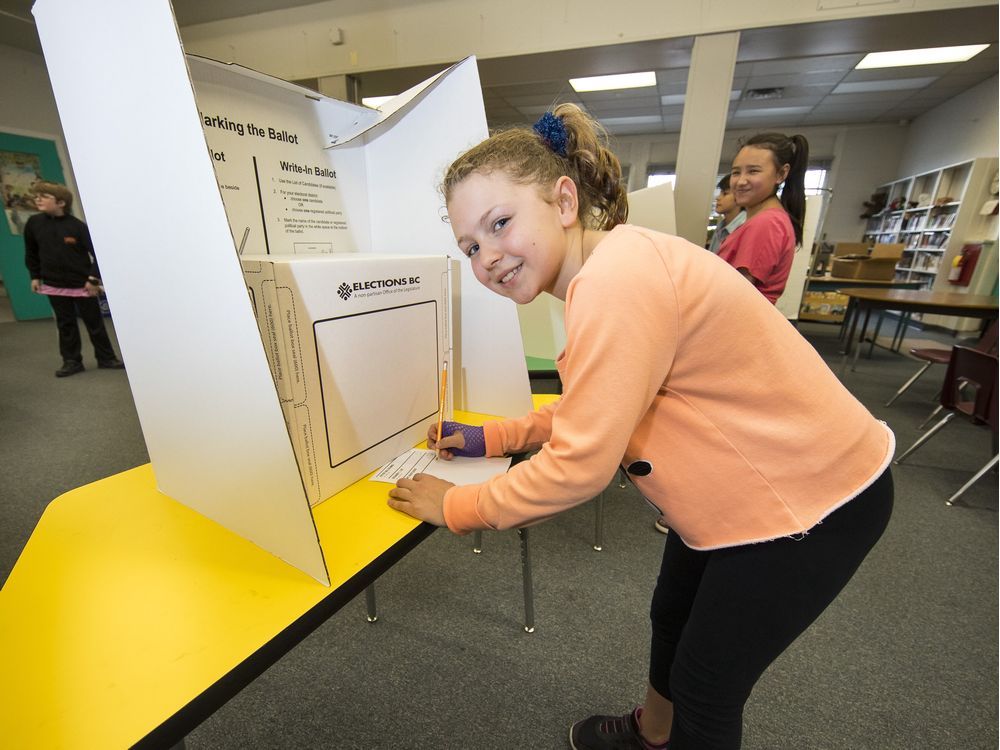 B.C. students cast their ballots in parallel election | Vancouver Sun