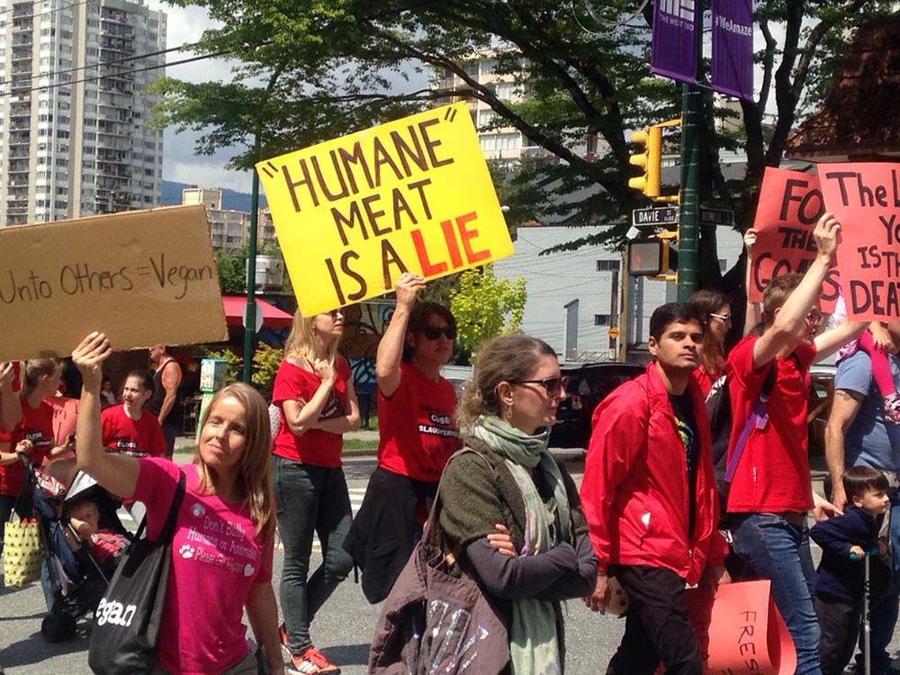 Vancouver protest marches collide on Granville Street | Vancouver Sun