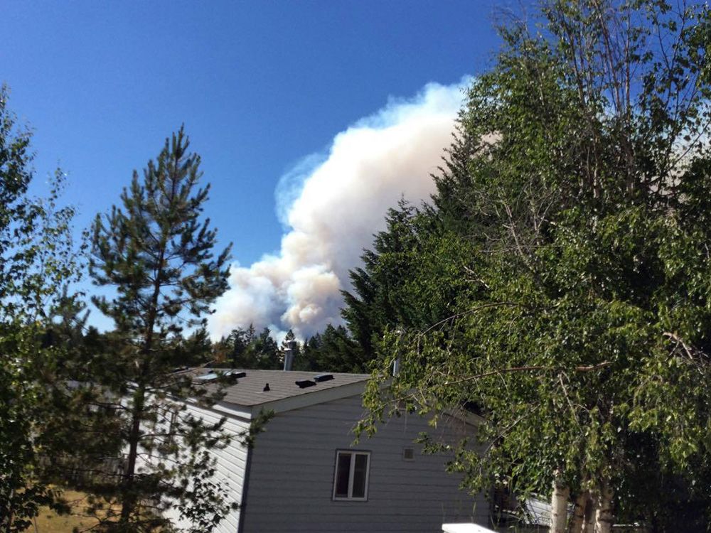 B.C. wildfire near 100 Mile House doubles in size Friday to 1,200 ha ...