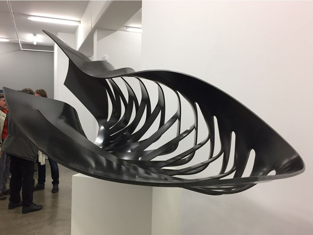 John Patkau's sculptures find the curving forms within straight steel ...