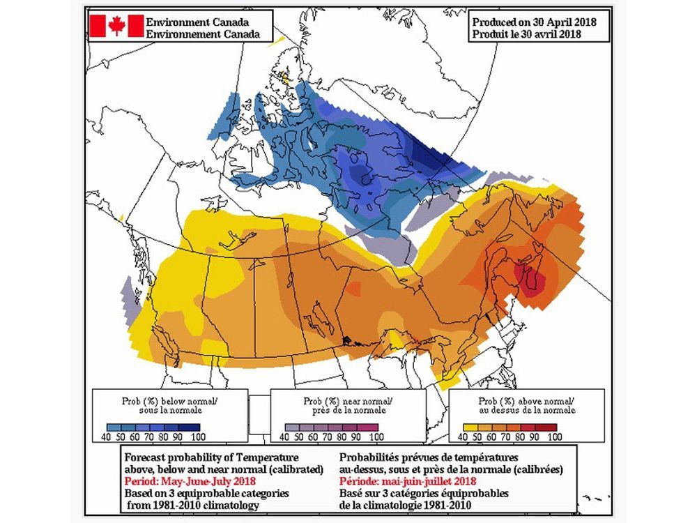 Hotter and drier than normal summer forecast for B.C. | Vancouver Sun
