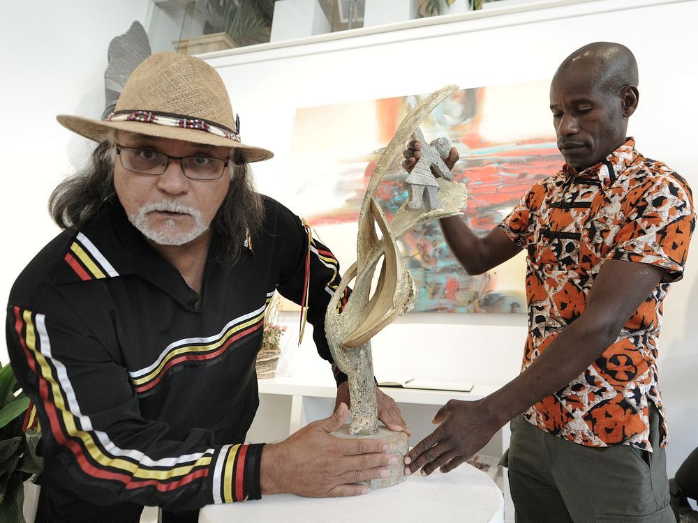Artists from Canada and Zimbabwe create sculpture in Vancouver ...