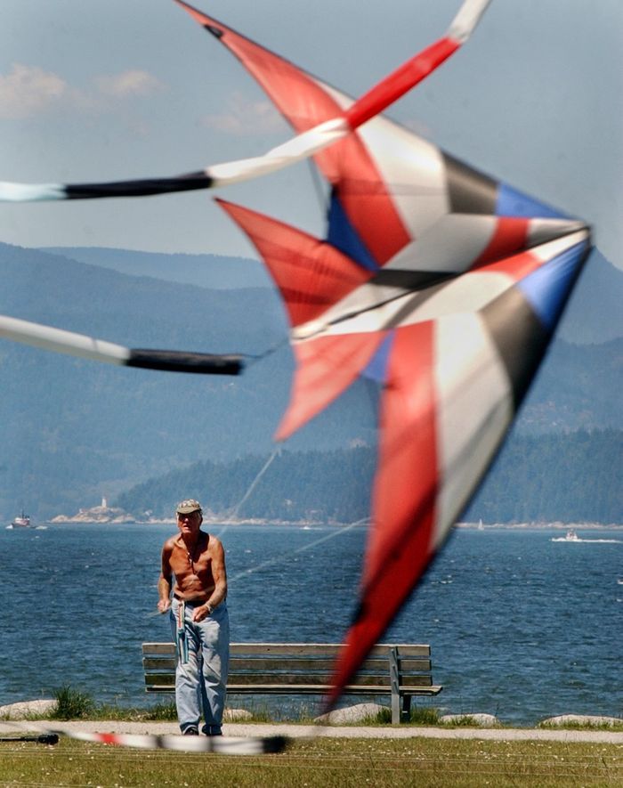Ray Bethell charmed people around the world with amazing kite-flying ...
