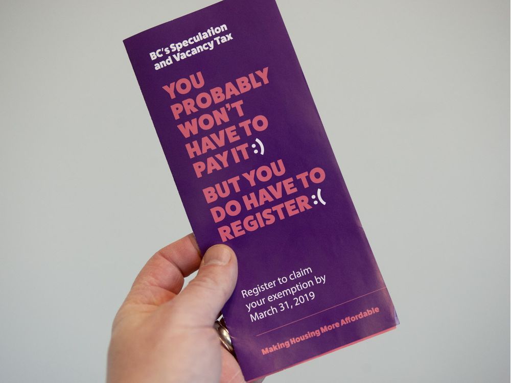 BC reports high returns on speculation tax forms, 99% will not pay tax ...