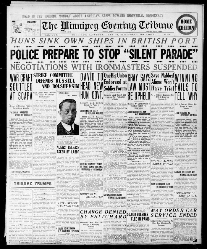 This Week in History: 1919: Workers in Winnipeg launch a general strike ...