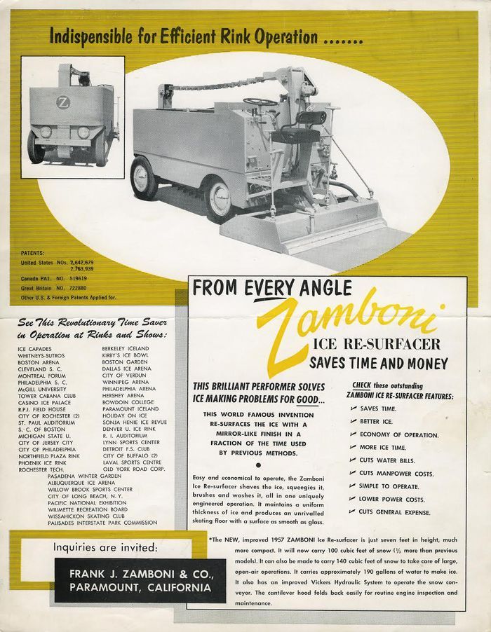 The B.C. Sports Hall of Fame's cool new artifact: a 1956 Zamboni ...
