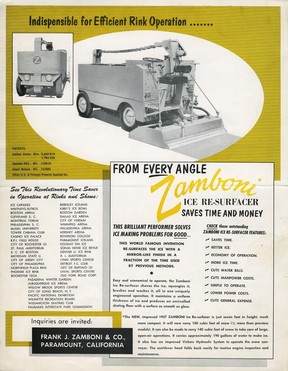 The B.C. Sports Hall of Fame's cool new artifact: a 1956 Zamboni ...