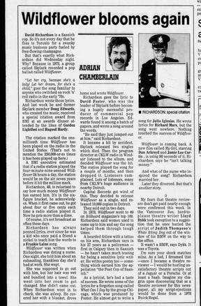 Vancouver Island police officer wrote lyrics of popular Canadian song ...