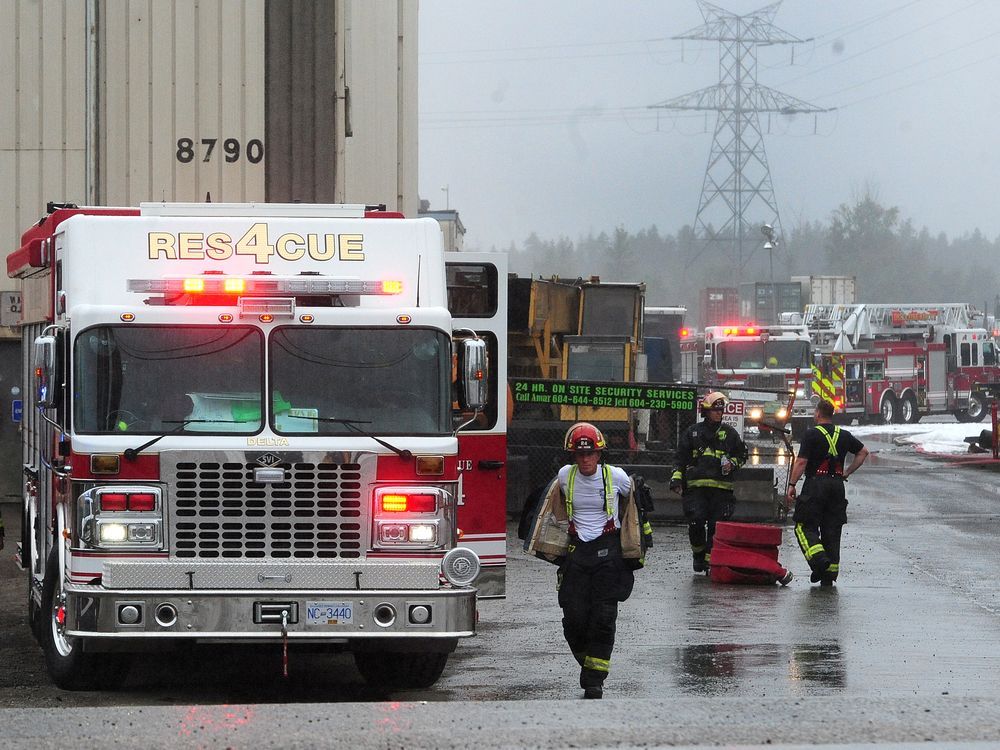 Fire breaks out at warehouse in Delta | Vancouver Sun