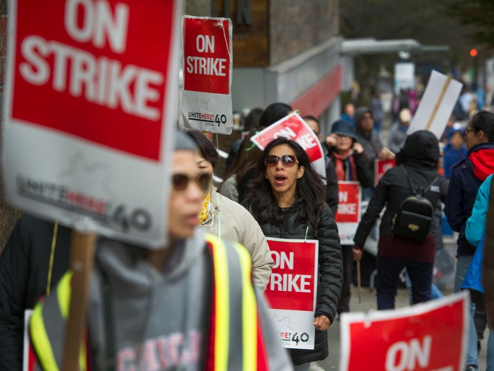 A month after hotel workers go on strike, deal has been reached: Union ...