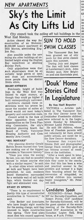 This Week in History: 1959: A new wave of highrises transforms the West ...