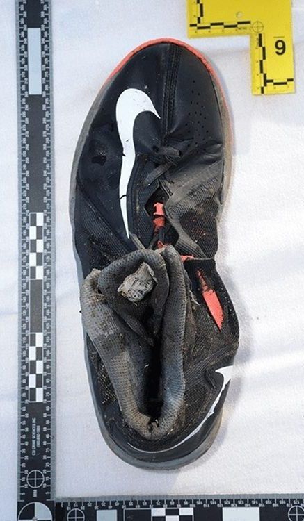 Can you identify the man who died wearing while these shoes ...