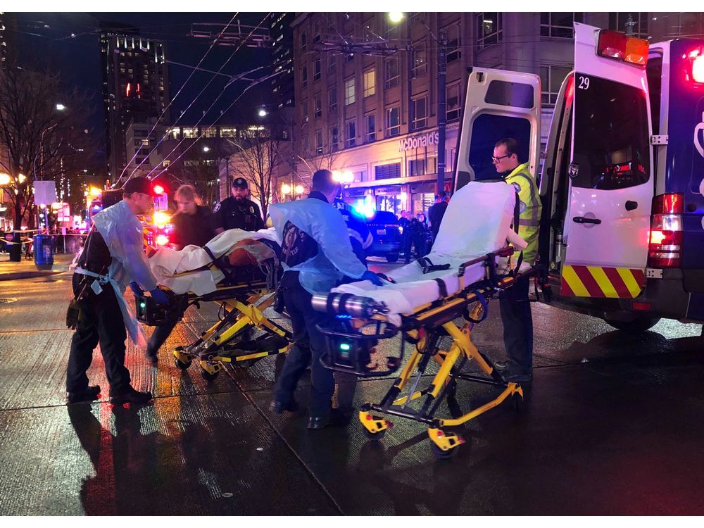 One woman dead, seven injured - including child - in downtown Seattle ...