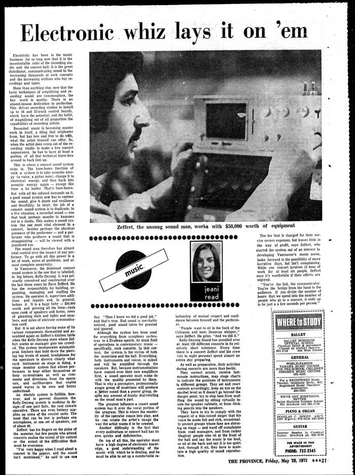 A rock-'n'-roll mystery — what happened to the Zeffertt tapes ...