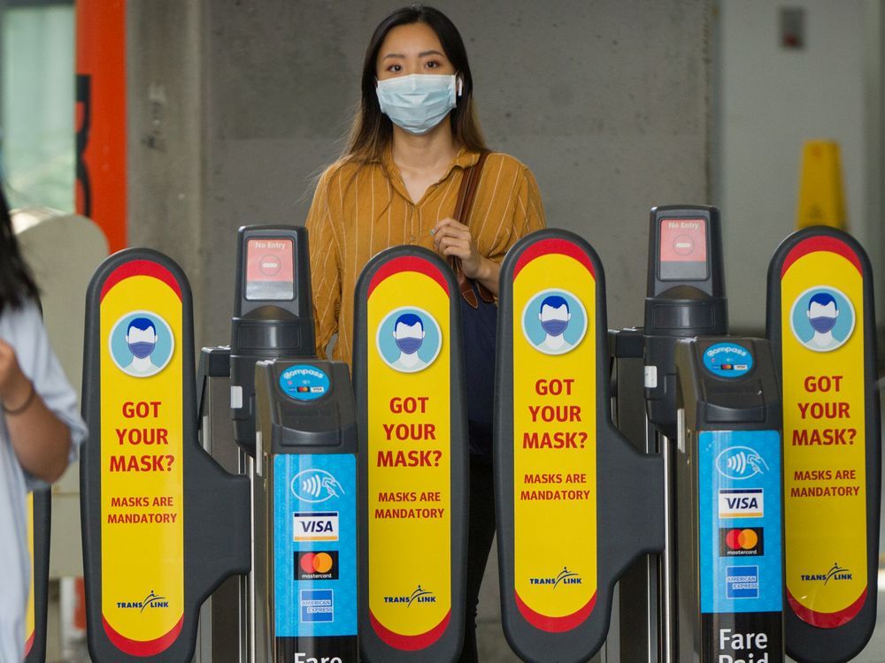 Metro Vancouver transit users on board when it comes to wearing masks ...