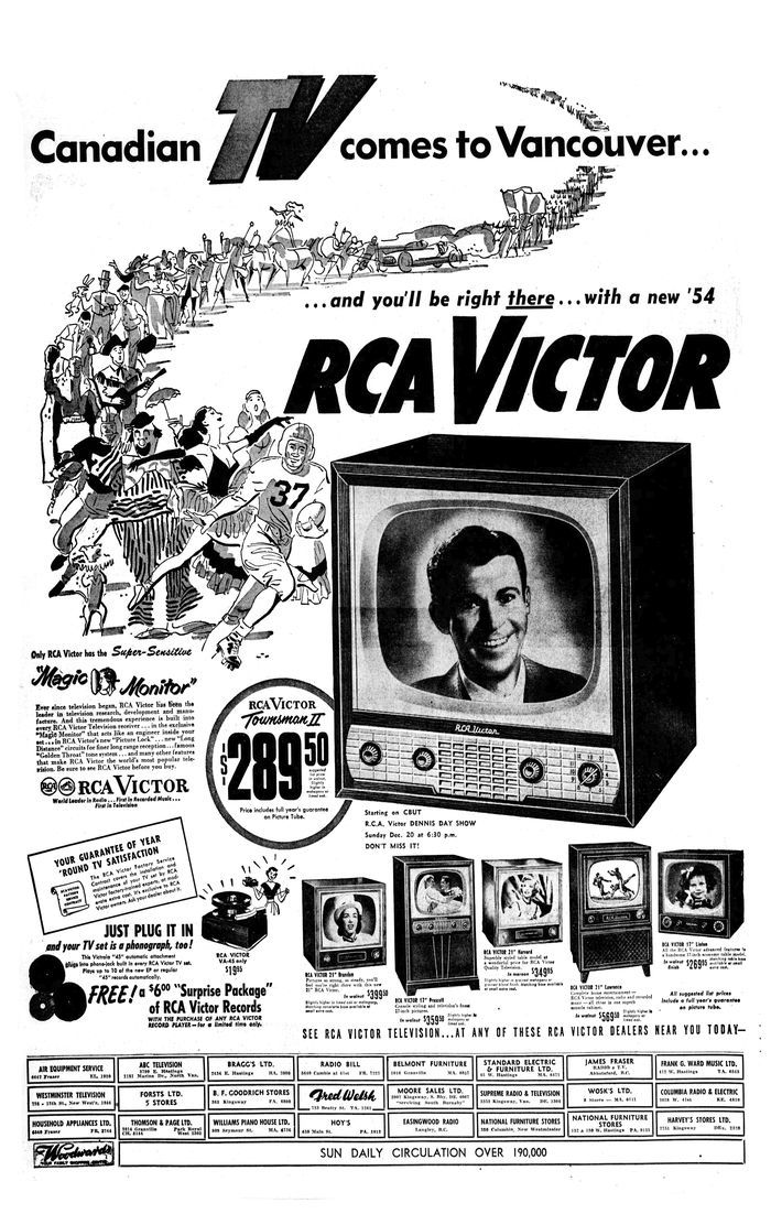 This Week in History, 1953: Vancouver's first television station starts ...