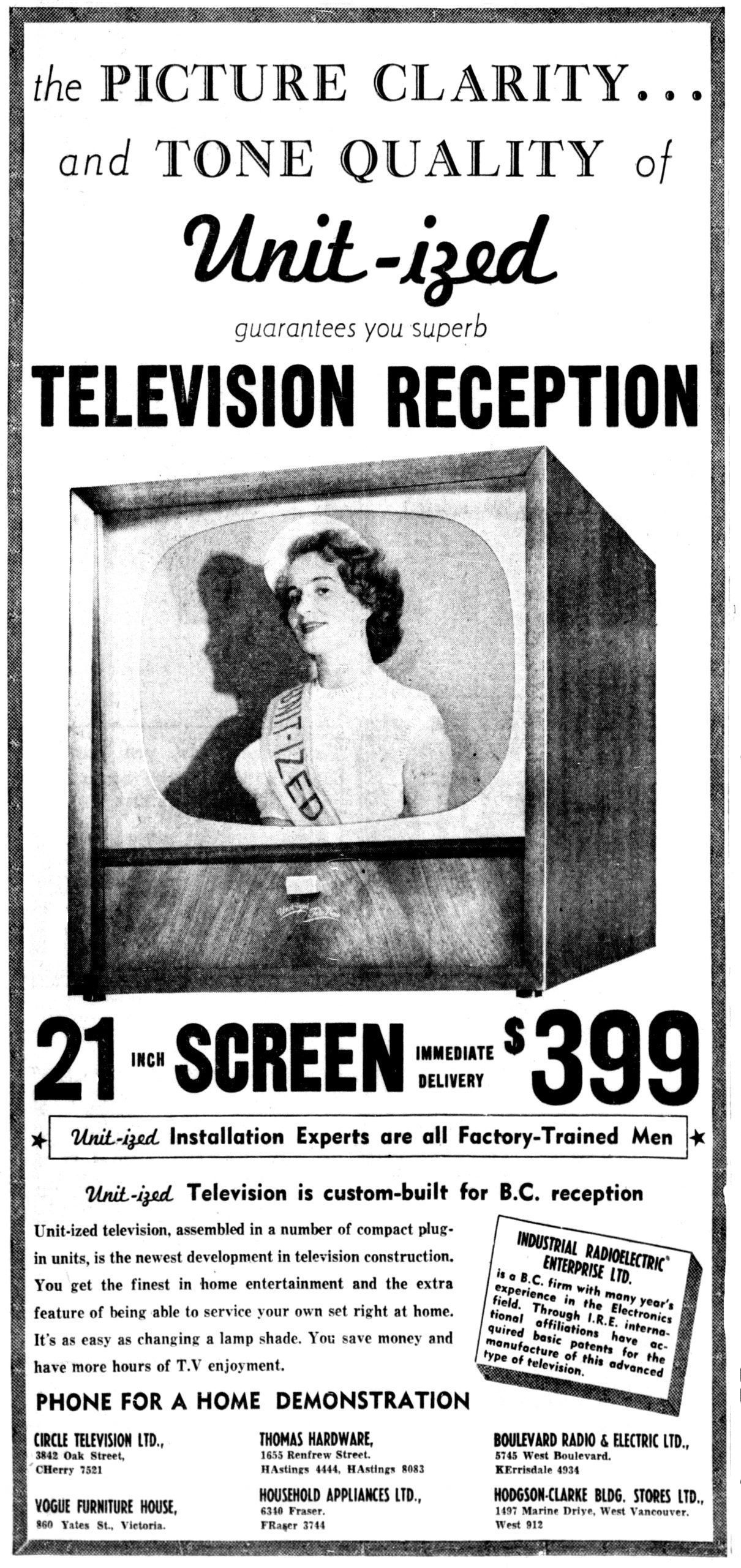 This Week in History, 1953: Vancouver's first television station starts ...