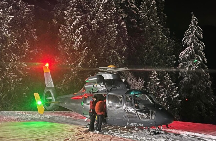 Skier saved by North Shore search and rescue reunited with family on ...