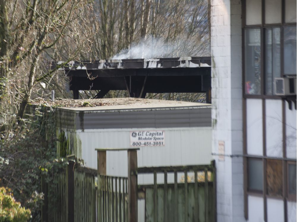Overnight fire damages building on PNE grounds | Vancouver Sun
