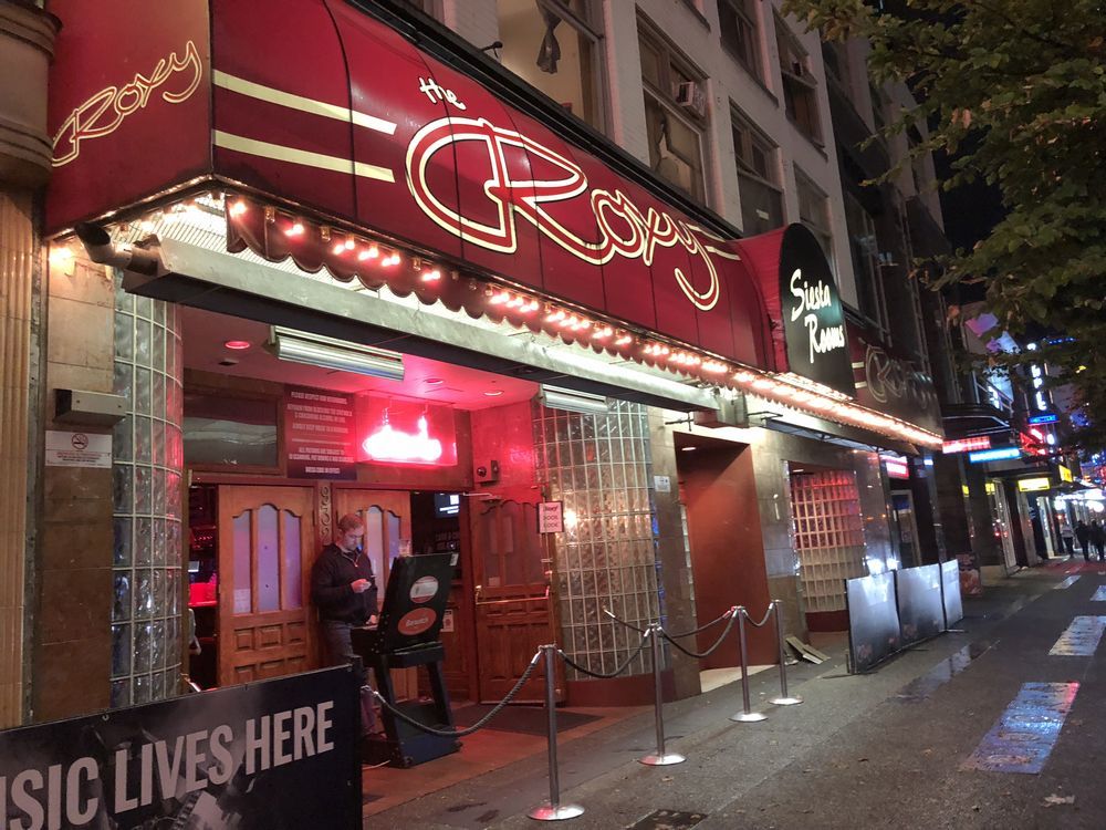 Roxy Cabaret temporarily closes after construction accident | Vancouver Sun