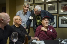 Red Robinson celebrates his 85th birthday with his old radio comrades ...