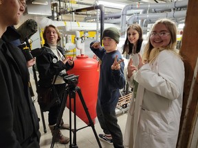 Mount Sentinel Academy of Media and Performance students learn skills that will help them get jobs in the city’s growing digital arts sector. Photo: Danny Leeming.