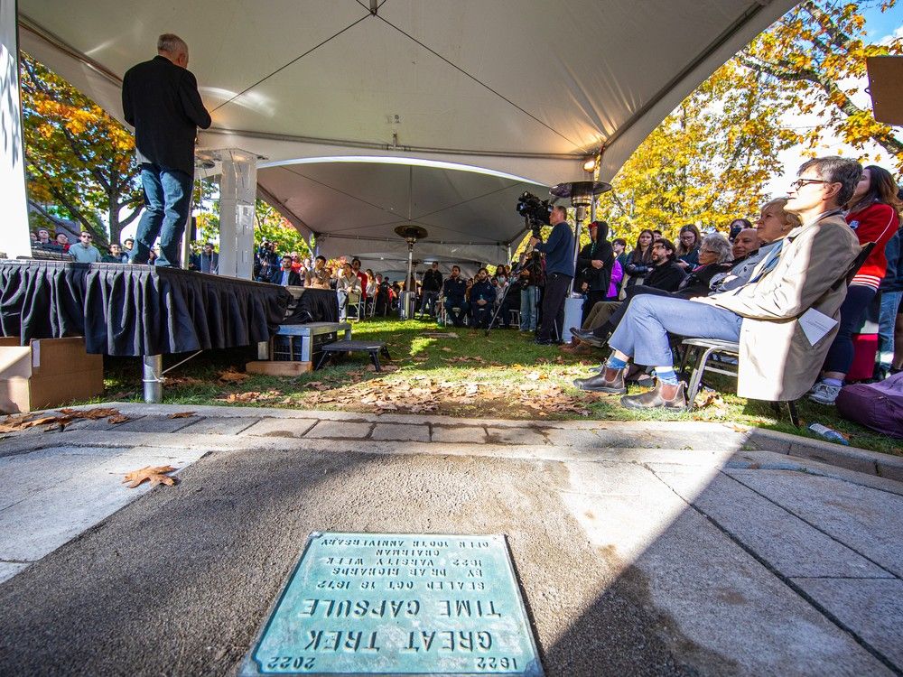 Photos: Unveiling UBC time capsule | Vancouver Sun
