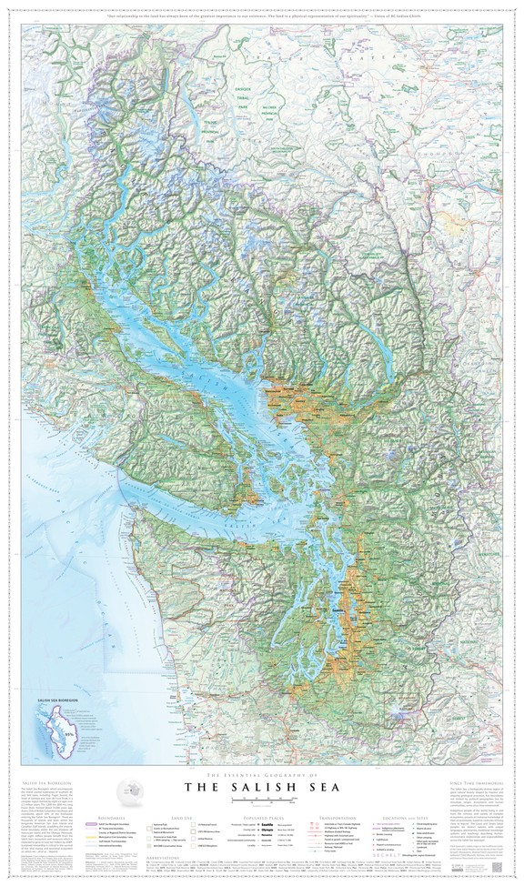 Big picture view of the Salish Sea emerges in richly detailed map ...