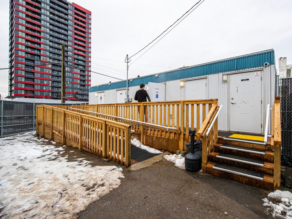 New modular facility with washrooms, showers opens in Surrey shelter ...