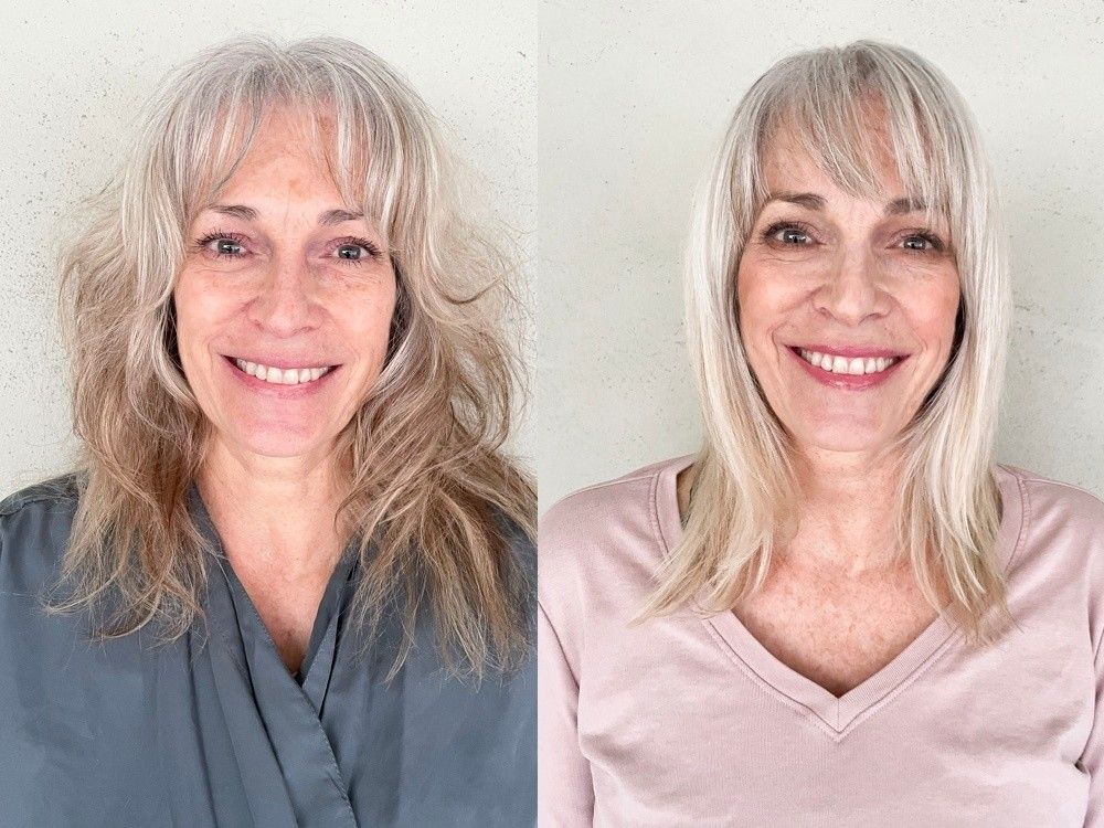 Makeover: Retired nurse is ready to embrace her natural hair colour ...