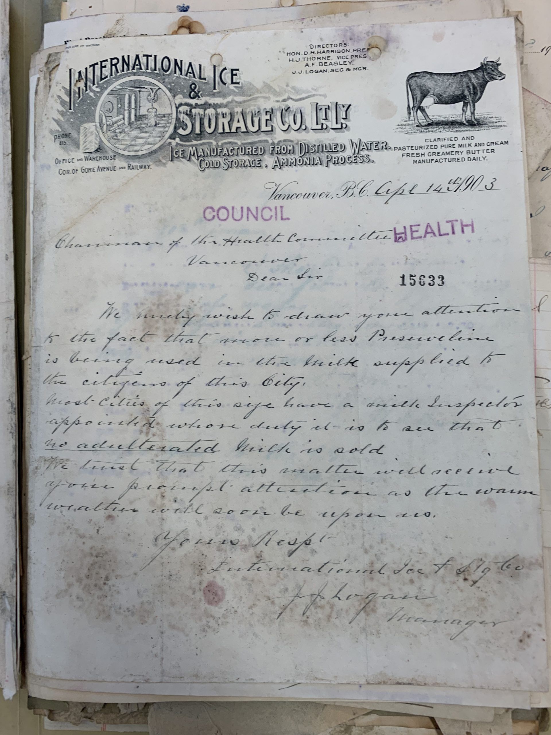 Vancouver Archives dusts off some of its cool, old letterhead designs ...