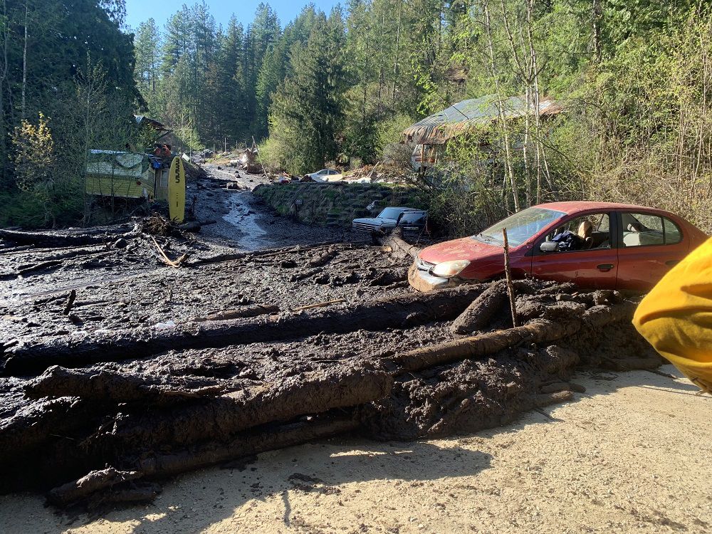 Landslide Prompts Evacuation Order Alert In Vallican B C Vancouver Sun