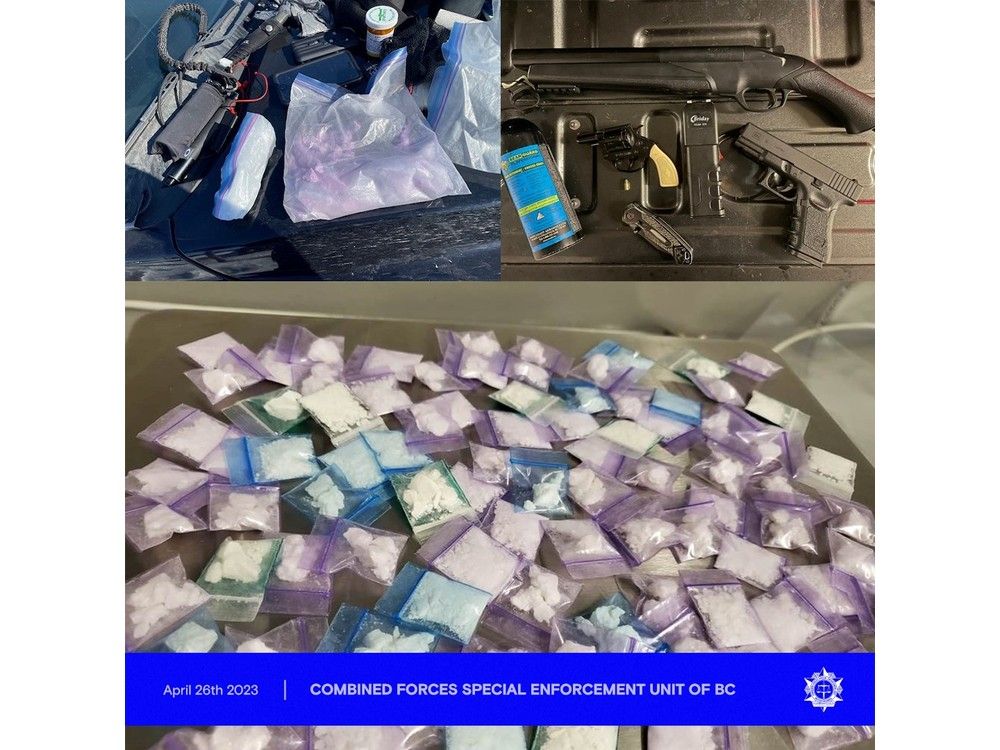 B.C. gangs: Guns, knives, cash and cars taken in provincewide raids ...